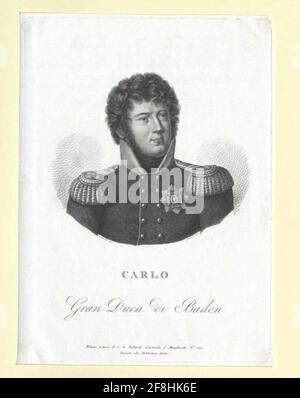 A formal portrait of Grand Duke Karl Franz Josef, showcasing his royal ...