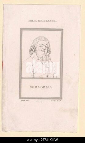 Honoré-Gabriel Riquetti, Count of Mirabeau (1749-1791), Member of the ...