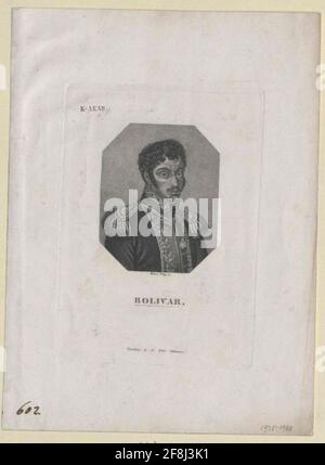 Venezuelan military and political leader the Libertador Simon Bolivar ...