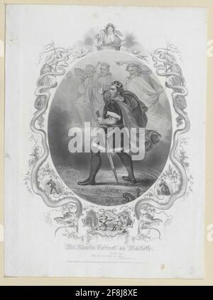 Edwin Forrest (1806-1872), American actor and tragedian whose life was ...