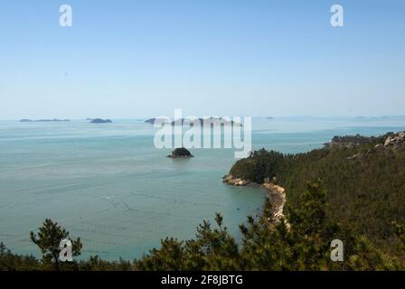 A secluded landscape by the seafront Stock Photo - Alamy