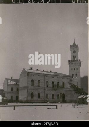 Rathaus in Dorna Watra Stock Photo - Alamy