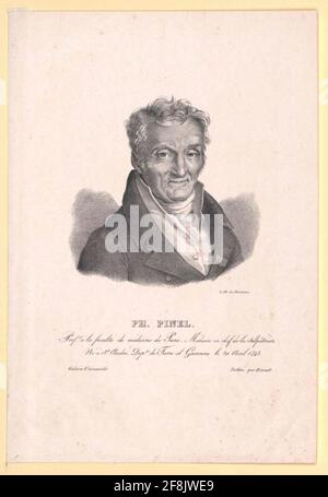 Philippe Pinel (1745-1826), French psychiatrist and physician. Pinel ...