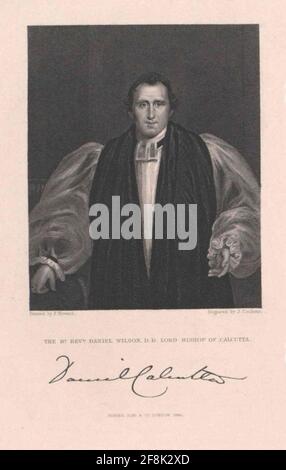 Bishop Daniel Wilson Stock Photo - Alamy