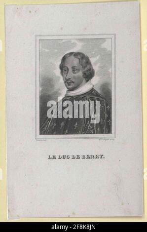 Johann, Prince of France Duke of Berry Stock Photo - Alamy