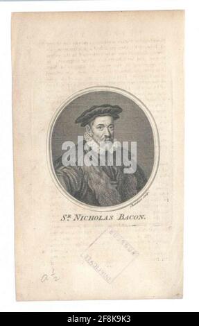 Sir Nicholas Bacon, Lord Keeper of the great Seal', Thomas Birch (1705 ...