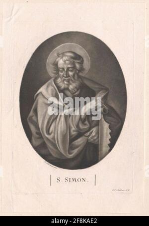 Simon, Holy Apostle Stock Photo - Alamy