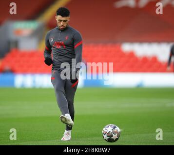Alex Oxlade-Chamberlain of Liverpool during the premier league match at ...