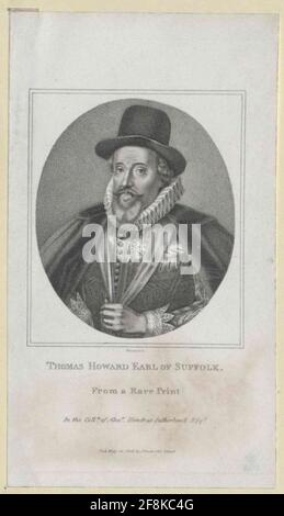 Thomas Howard, 1st Earl of Suffolk, 1561-1626. Lord Chamberlain, Lord ...