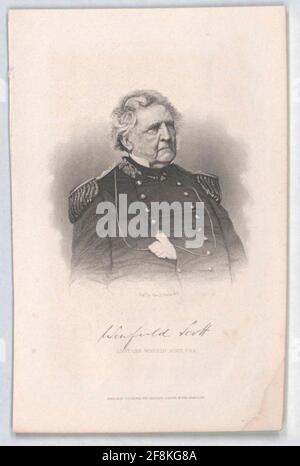 WINFIELD SCOTT (1786-1866) American army commander Stock Photo - Alamy
