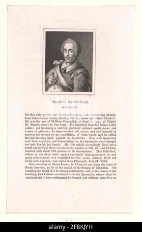 Thomas Cavendish, English explorer Stock Photo - Alamy