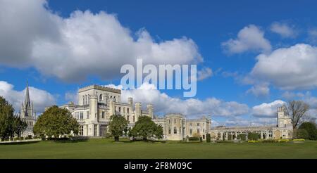 Ashridge House Church and Clock Tower Hertfordshire England Stock Photo ...