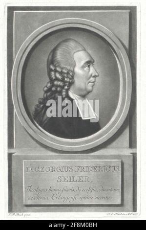 Seiler, Georg Friedrich Painter: Bach, Johann Philipp (1752) Stecher ...