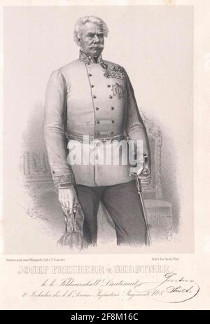 Gerstner, Joseph Freiherr von Stock Photo - Alamy