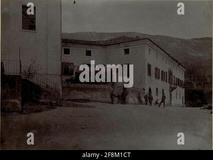 The soldier home of the 4th Mountain Brigade, the reserve of the XVI ...