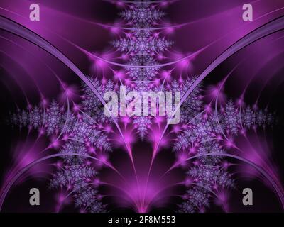 Winter frost design. Digital composite of snow and frost. With space ...