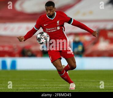 Liverpool, England, 14th April 2021. Andrew Robertson of Liverpool ...