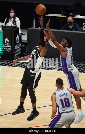Detroit Pistons guard Hamidou Diallo (6) in the second half of an NBA ...