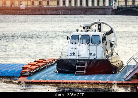 Amphibious boat hovercraft Air Rider hybrid .high passability Aero ...