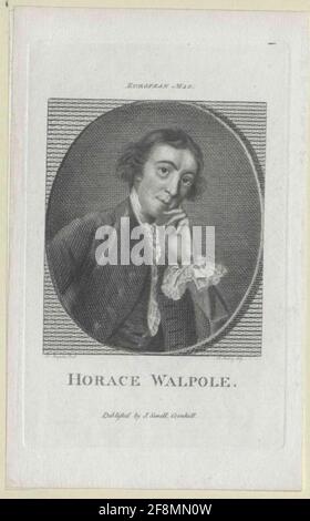 Walpole, Horatio Earl of Orford Stock Photo - Alamy