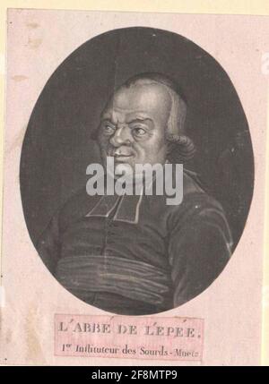 The sword, Charles Michel Abbé de Stock Photo - Alamy