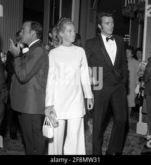 Clint Eastwood and Maggie Johnson Circa 1970's Credit: Ralph Dominguez ...