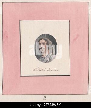 William Dobson (1611 - 1646) English painter artist. Self-portrait ...