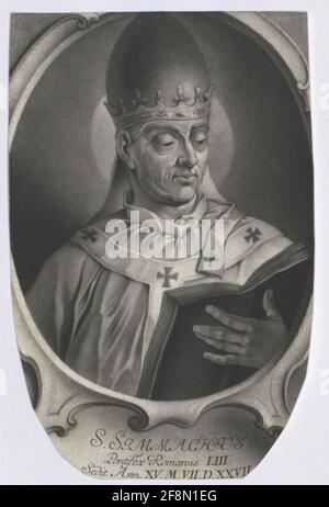 Symmachns, a pope Stock Photo - Alamy