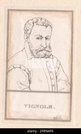GIACOMO BAROZZI da VIGNOLA (1507-1573) Italian architect in a 1682 ...