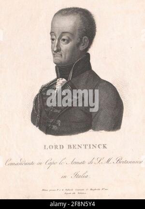 Bentinck, William Cavendish Lord Stock Photo - Alamy