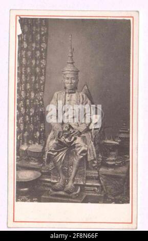 Mongkut, also known as King Rama IV, and his consort Debsirindra played ...