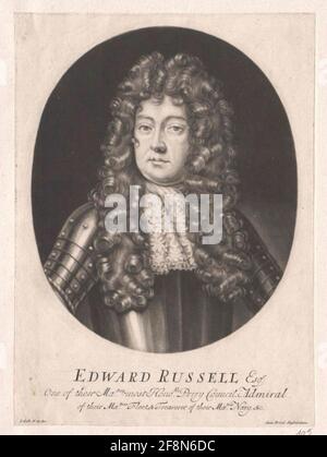 . English: Admiral Edward Russell, 1652-1727, 1st Earl of Orford In ...