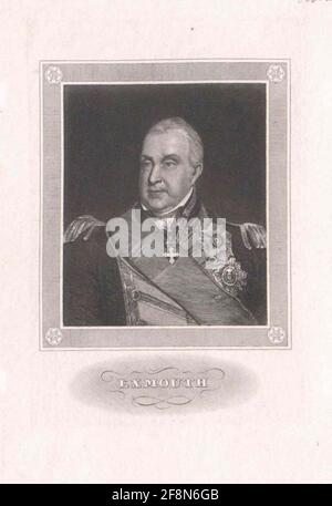 Admiral Edward Pellew, 1st Viscount Exmouth, British navy officer Stock ...
