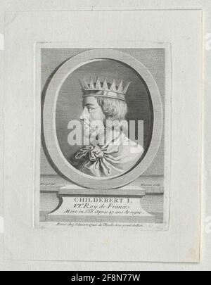 Childebert I, King of Franconia Stock Photo - Alamy