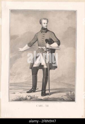 King Karl XII, Karl XII, 1682-1718, King of Sweden, painting, Charles ...