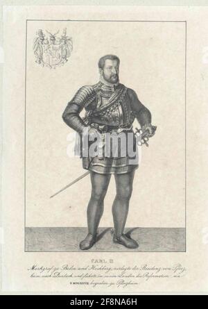 Karl II., Markgraf of Baden-Durlach Stock Photo - Alamy