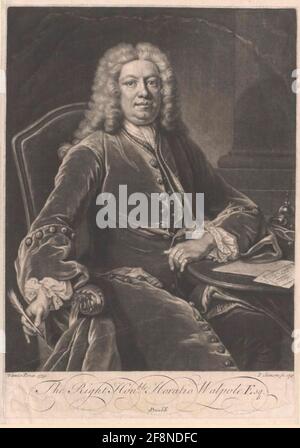 Walpole of Wolterton, Horatio Baron Stock Photo - Alamy