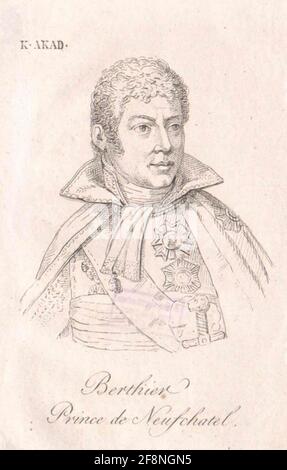 Louis Alexandre Berthier, 1753-1815. Prince of Neuchatel and Wagram ...