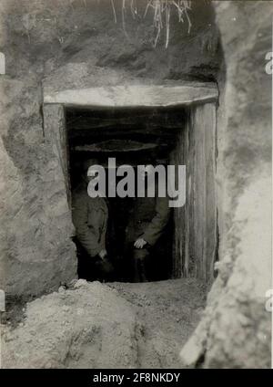 Trenches in the field hunter battalion no..32 Stock Photo - Alamy