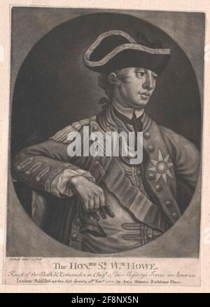 William Howe, 5th Viscount Howe Stock Photo - Alamy