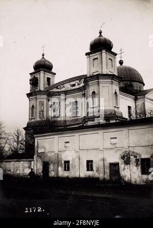 Triangulering work on the tower of the church in Vladimir Wolinsky ...