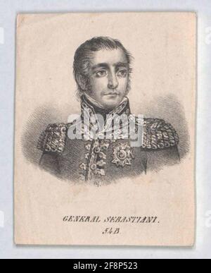 Horace Francois Bastien Sebastiani de La Porta (1771-1851) on engraving ...