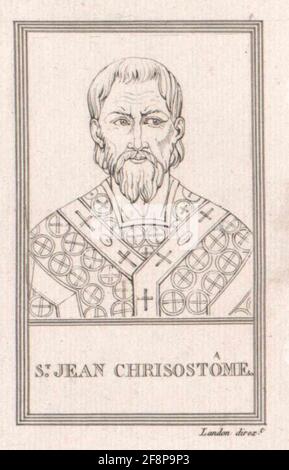 Johannes Chrysostomus, Headgers Stock Photo - Alamy