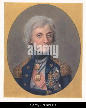 Horatio Nelson (1758-1805) was a British naval commander known for his ...