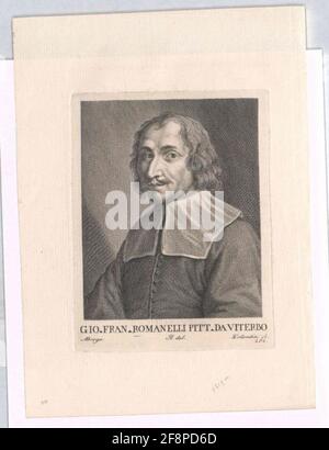 Portrait of Giovanni Francesco Romanelli, Italian painter of the ...