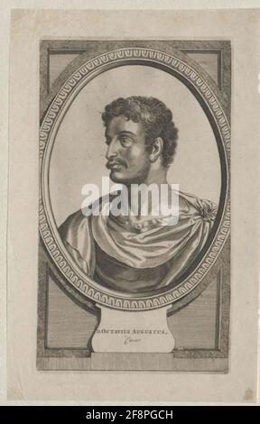 Augustus, Julius Caesar Stock Photo - Alamy