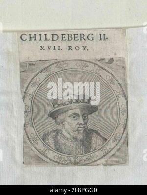 Childebert III., King of Franconia Stock Photo - Alamy