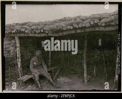 Trench of the 14th Infantry Regiment, 10th Company, WWI, First World ...