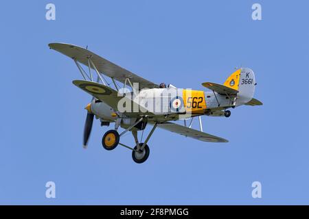 A Hawker Nimrod biplane fighter of the RAF Stock Photo - Alamy