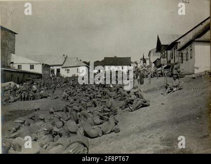 Introduced Russian prisoners in Podhajce Stock Photo - Alamy